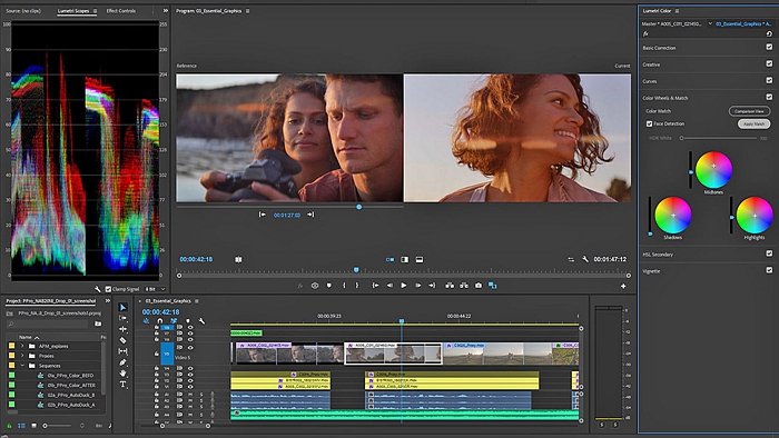 Lightworks video editor color correction - fecolera